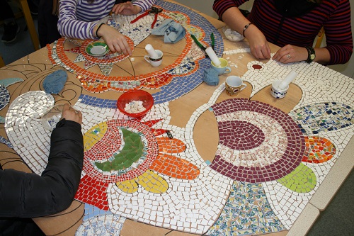 FRESQUE MOSAIQUE COLLEGE RABELAIS MONS en BAROEUL | Le site de Marie ...